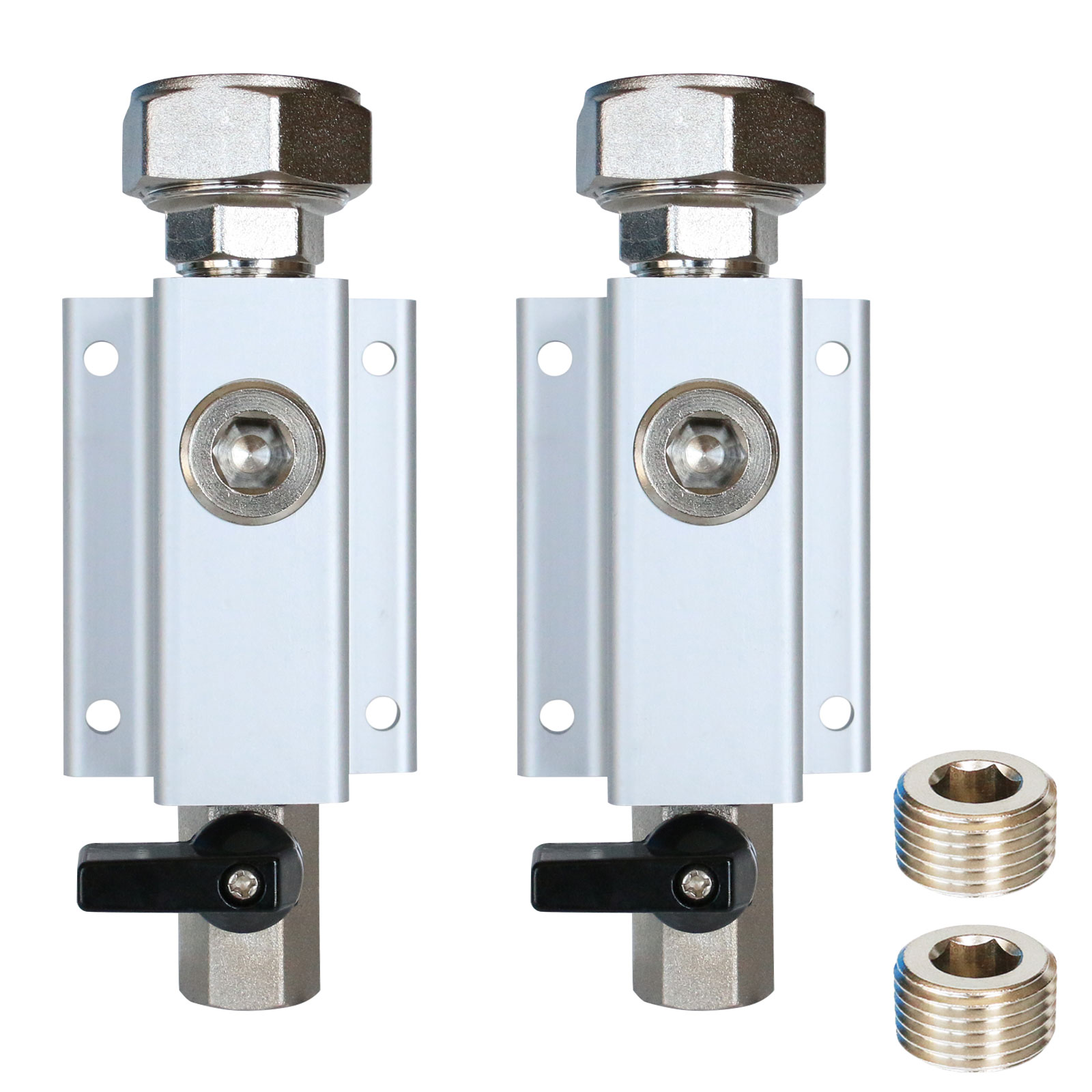 2PCS 3/4'' Compressed Air Outlet Kit, 1/2 Inch NPT Outlet Port, Only ...