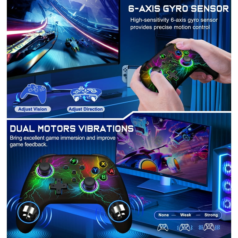 BEBONCOOL Wireless Pro Gamepads For Nintendo Switch Pro Game Joystick Controller For Switch ...