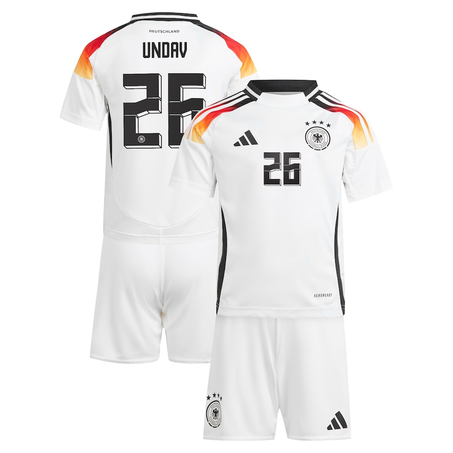 Germany Deniz Undav 26 Kids Home Shirt Euro 2024