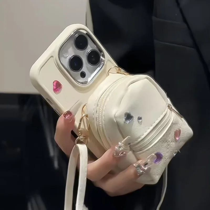 Kawaii Leather Cross-body Phone Case