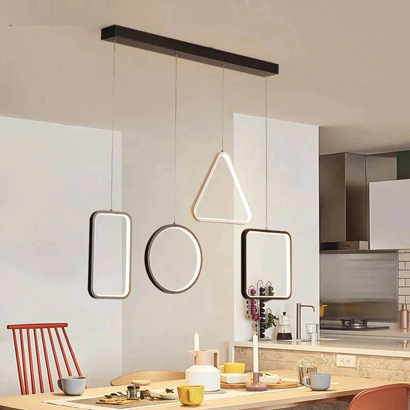 Modern LED Simple Pendant Lights For Living Room Kitchen Dining Room ...