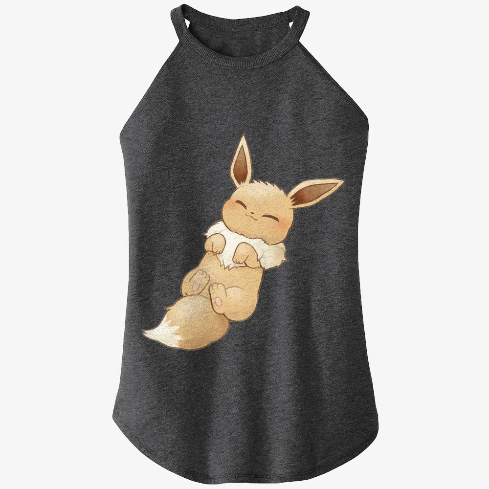 Cute Sleeping Eevee, Pokemon Rocker Tank Top