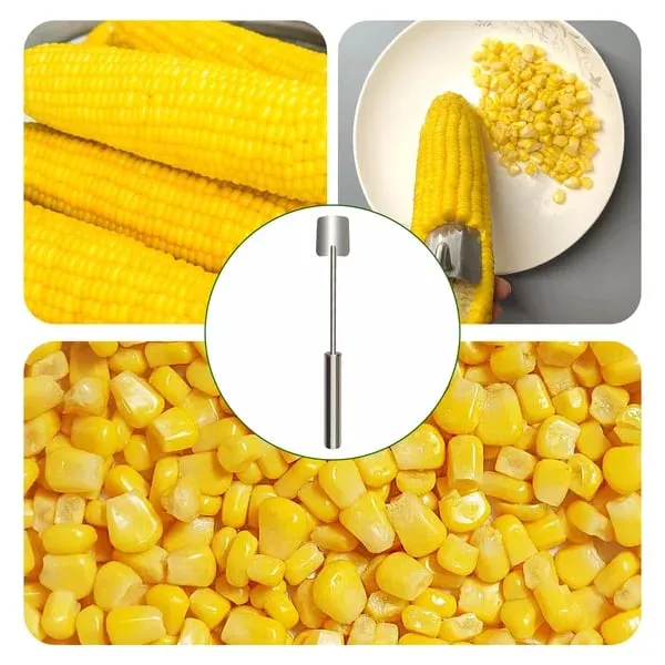 🔥HOT SALE 49% OFF - 2024 NEW Long Handle Stainless Steel Corn Stripping ...