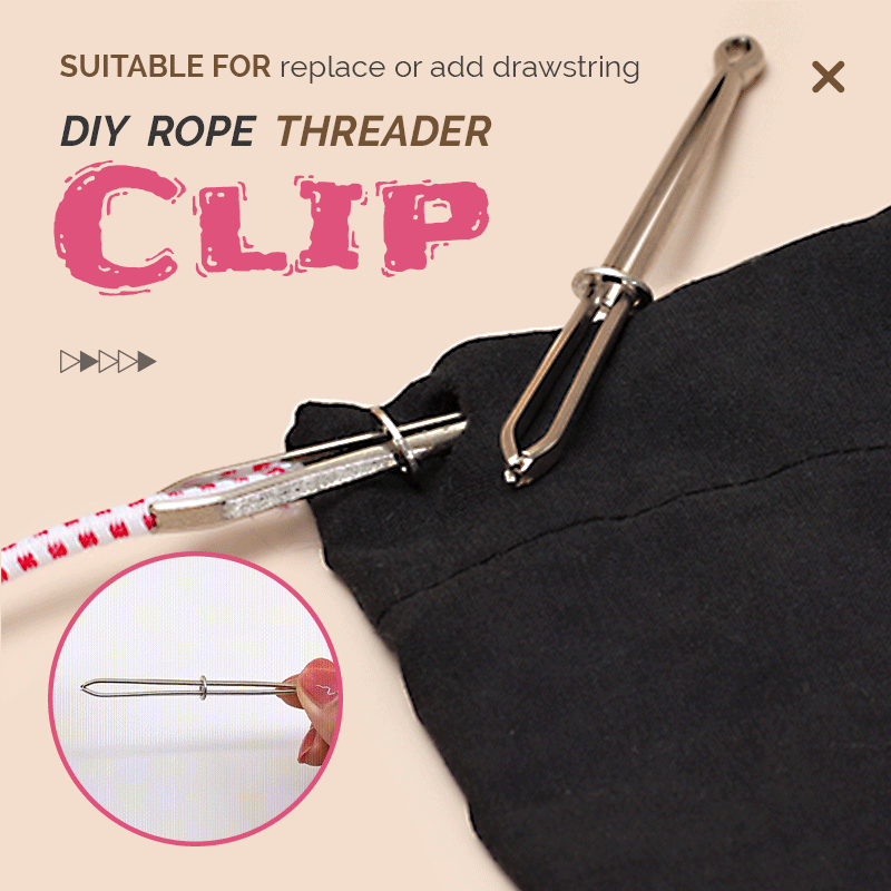 Elastic Band Rope Wearing Threading Tool