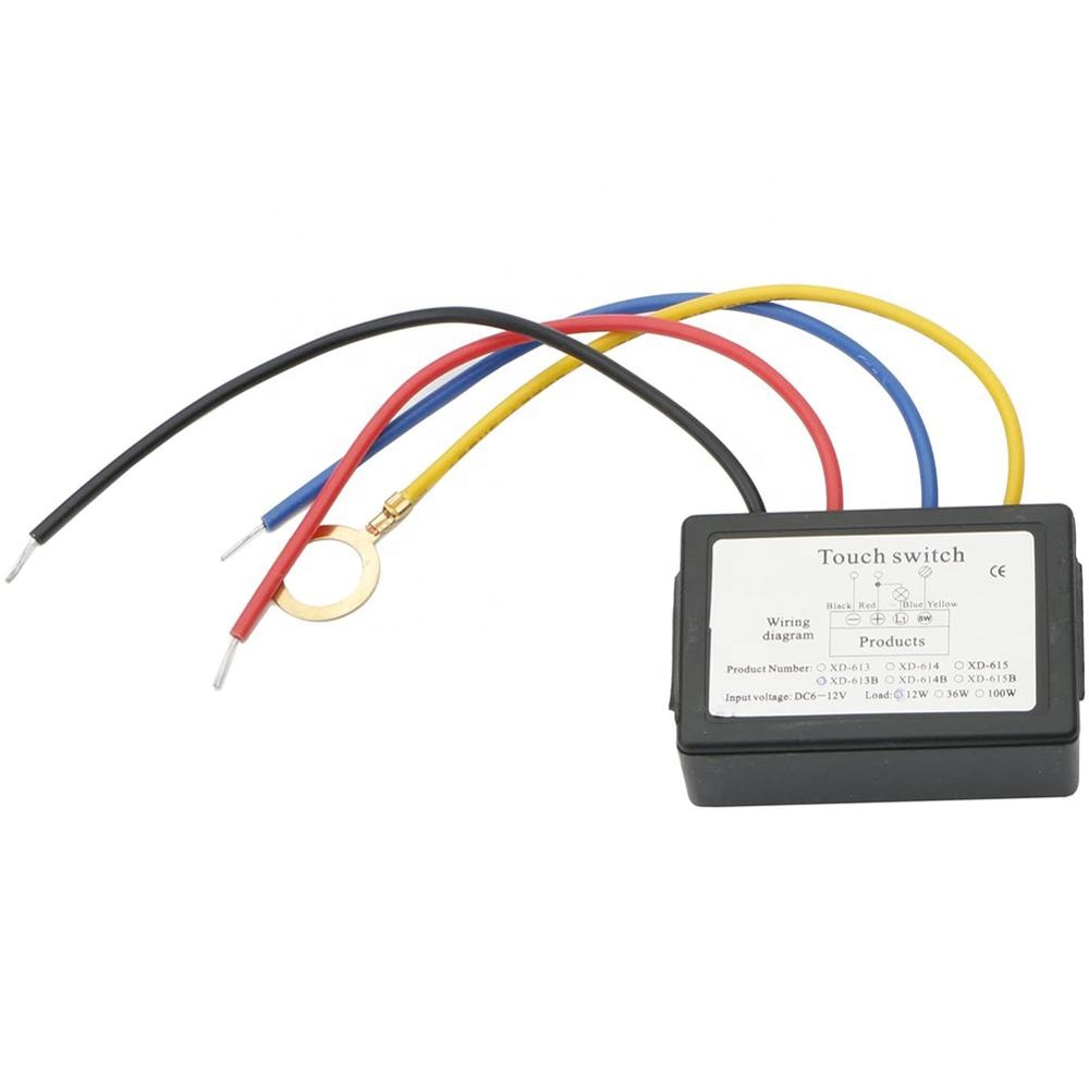 XD-613 Touch LED Switch ON OFF Touch Switch 12V Dedicated to Lights DIY ...