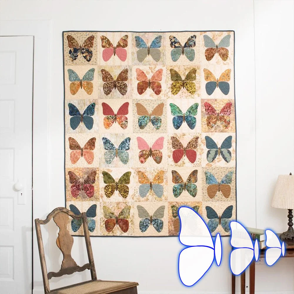 Pretty Butterfly Templates Set