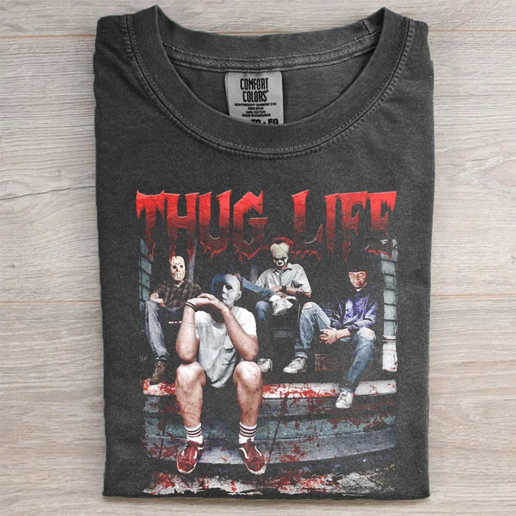 Thug Life Horror Movie T Shirt