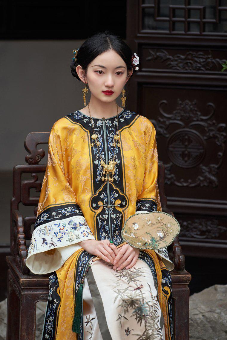 Qing Dynasty Hanfu Female- China Manchu Hanfu Clothing