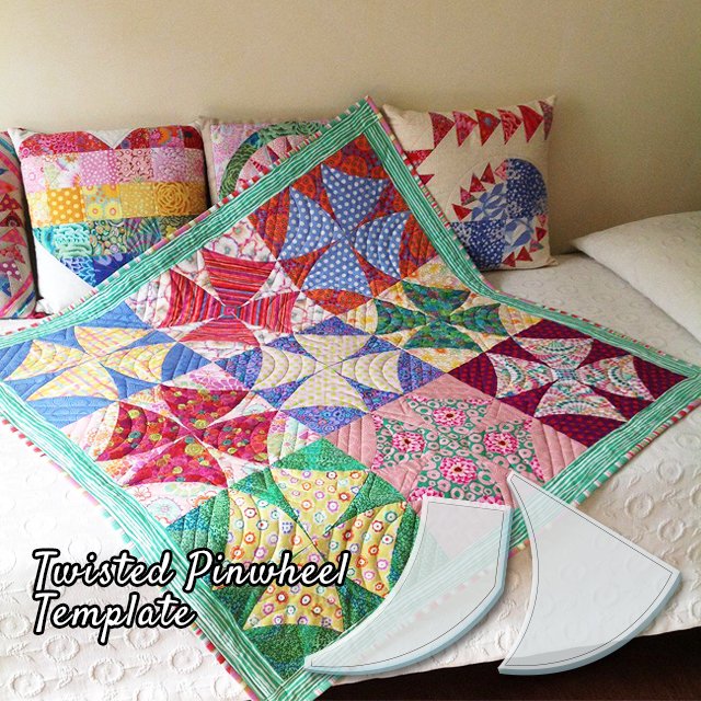 Twisted Pinwheel Template Cutting Ruler