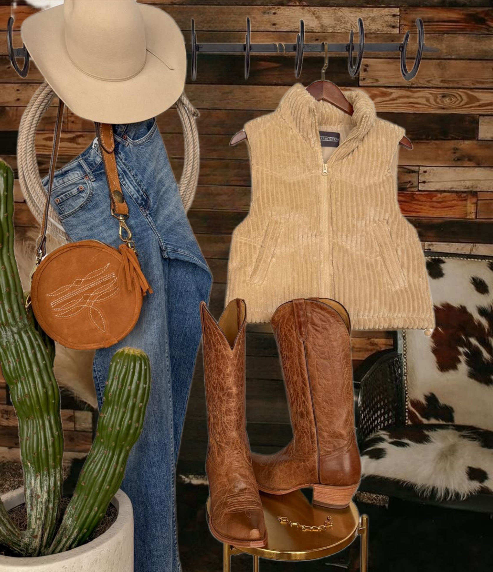 Ariat R.E.A.L. Women's Dilon Chestnut Quilted & Chimayo Fleece ...