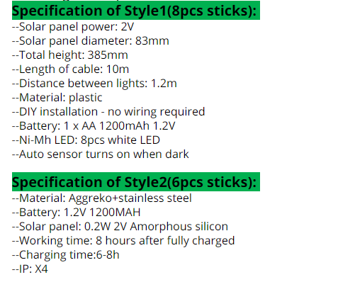 Solar Power Tube Lights Lamps Acrylic Bubble Pathway Lawn Landscape ...