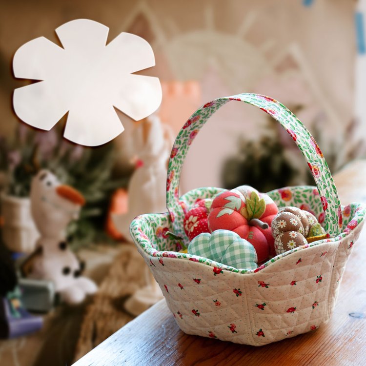 Lovely Flower Bowl Pattern Tempalte With Instructions