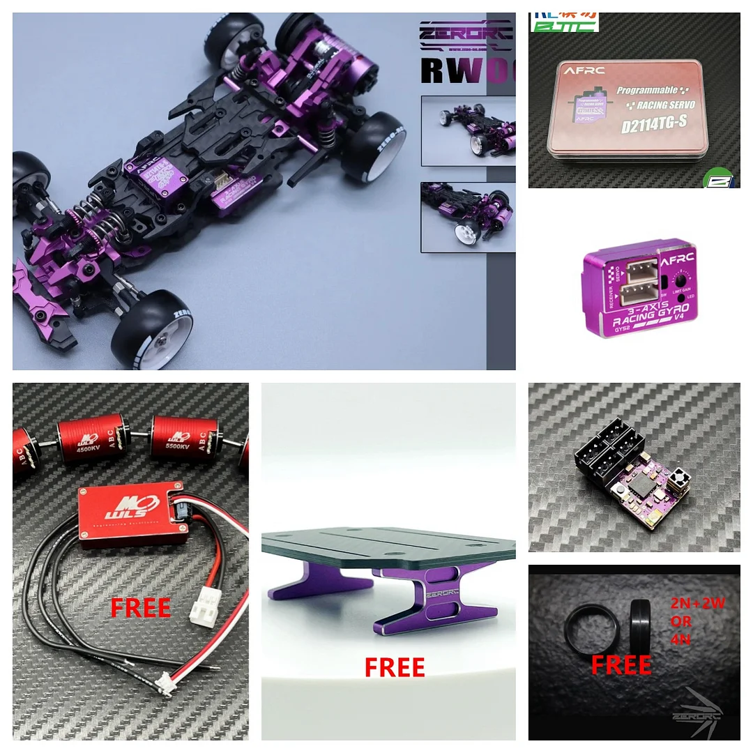 RW00S 1/24 Drift Chassis Kit ZERO RC