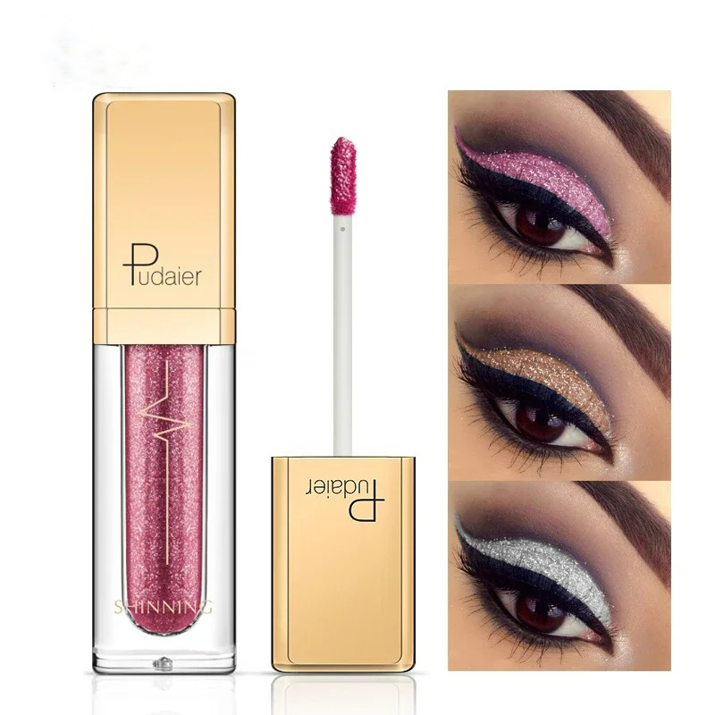 PHOERA Shiny Eye Liner Pen Metallic Diamond Eyeshadow Palette Long ...