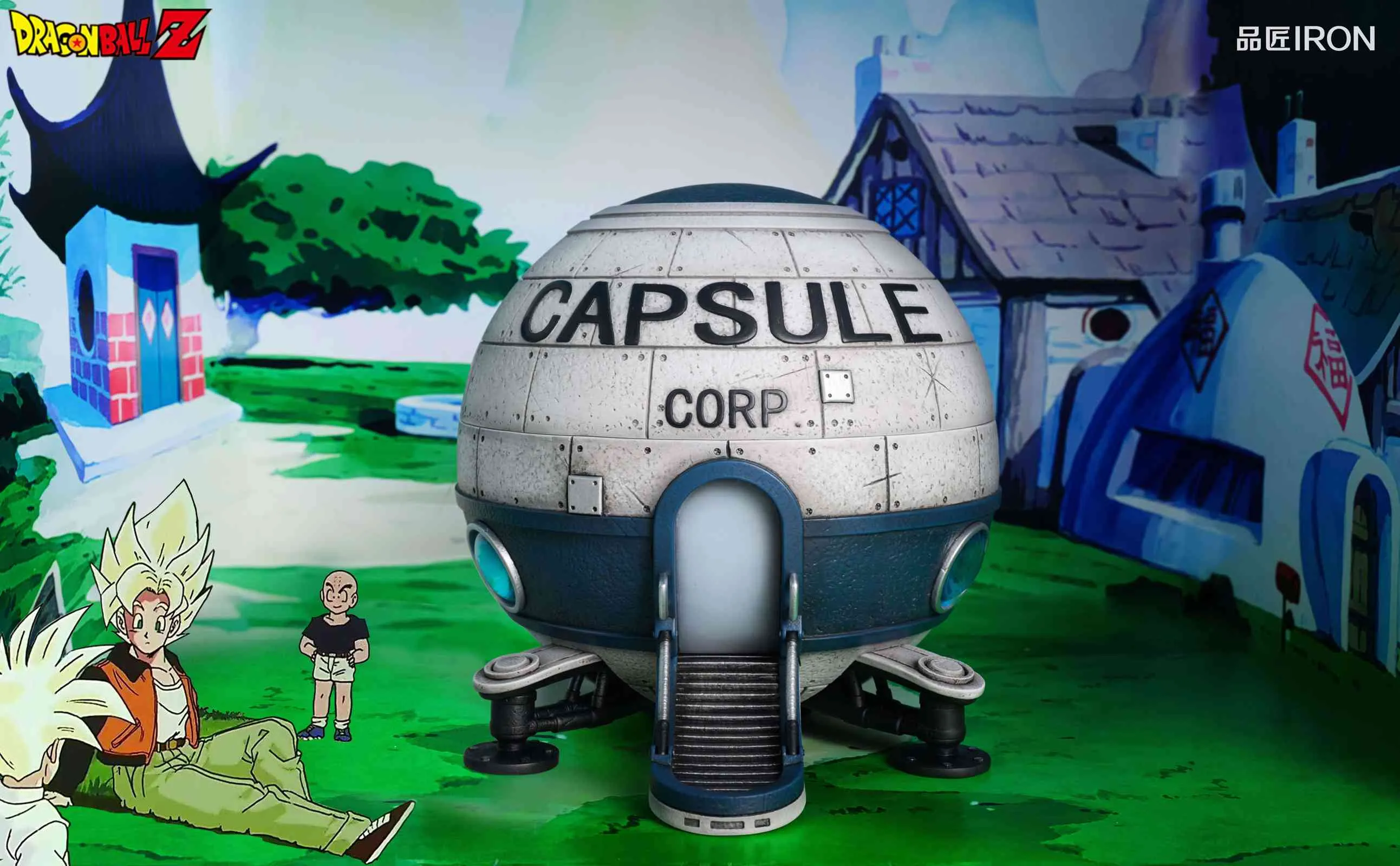 Capsule Corporation Spaceship - Dragon Ball Resin Statue - IRON Studios