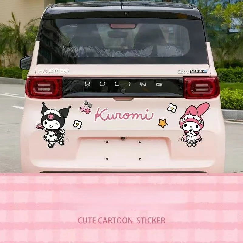 My Melody & Kuromi Car Sticker - Lovesickdoe