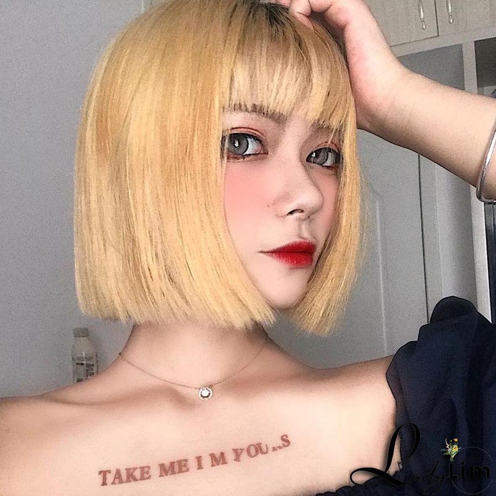 Sweet Bobo Short Wig With Bangs - Ladylim