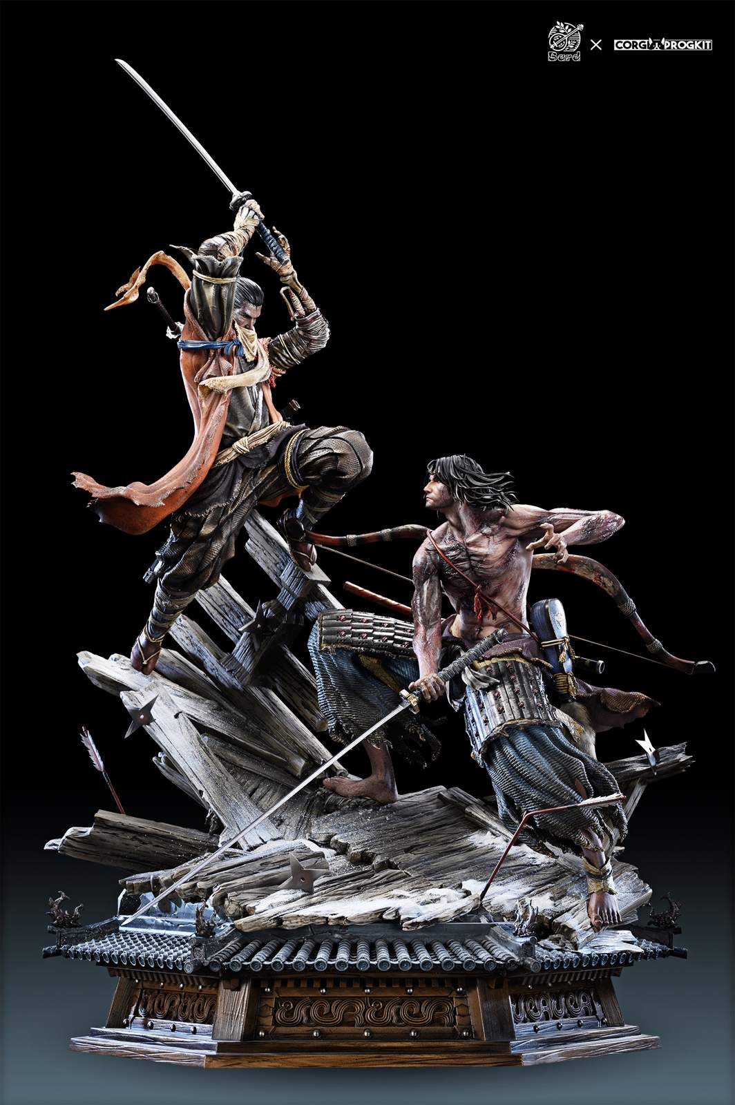 Sekiro VS Genichiro Ashina - Sekiro: Shadows Die Twice Resin Statue ...