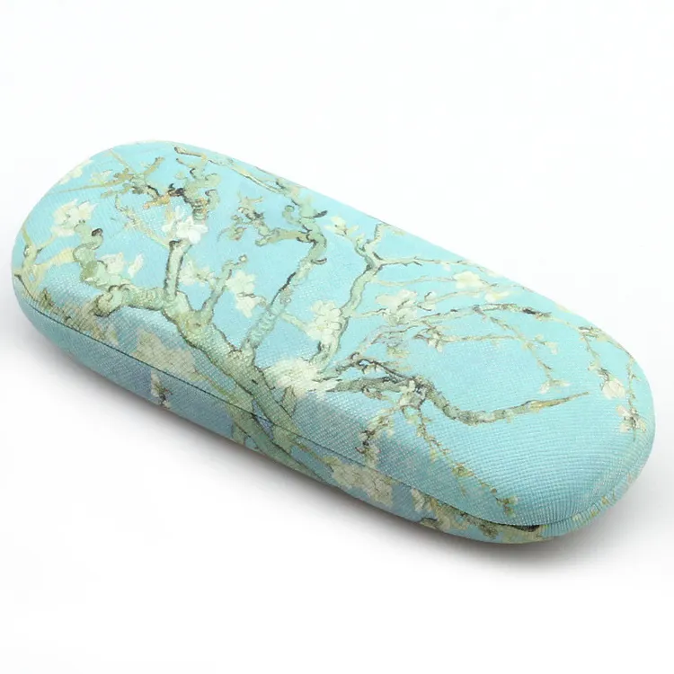 Glasses Case Box Women Hard Leather Reading Glasses Case Men Retro ...