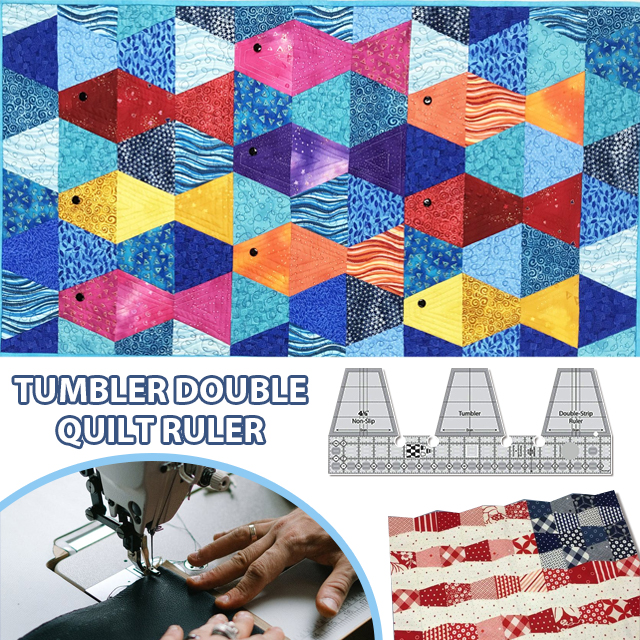Tumbler Double Strip Ruler