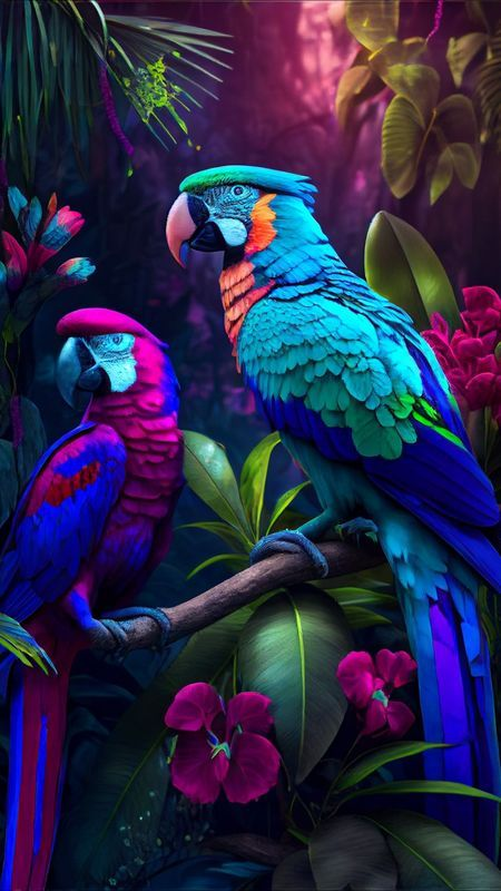 Full Round/Square Diamond Painting Kits | Macaw