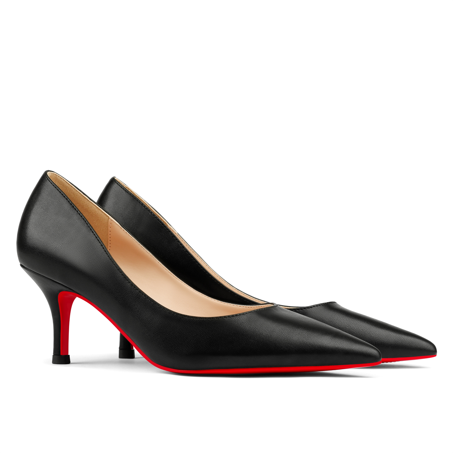 60mm Kitten Heels Pumps Summer Daily Matte