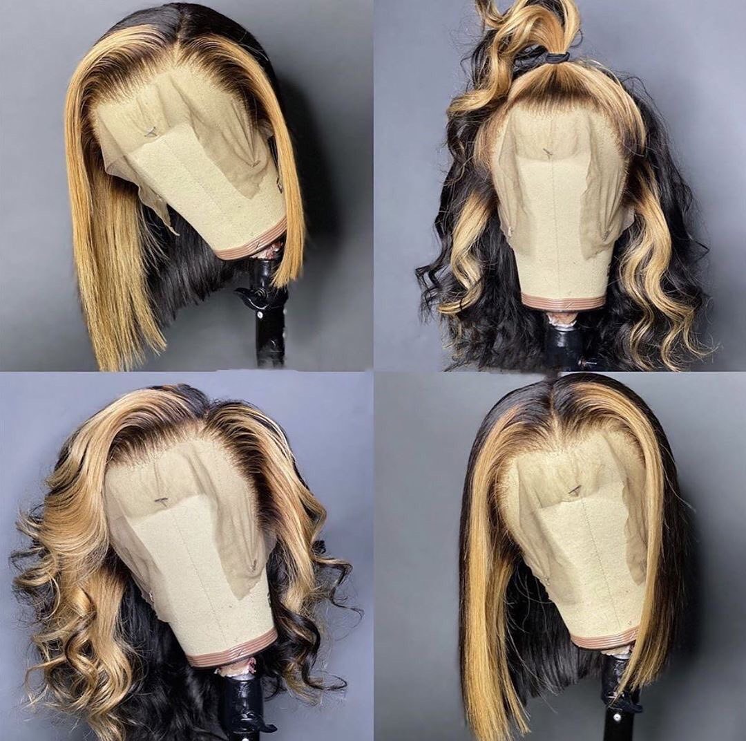 Skunk Stripe Wig
