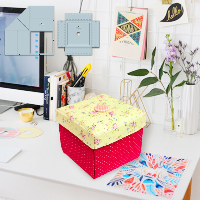DIY Sewing Treasure Cube Sewing Templates - With Tutorial