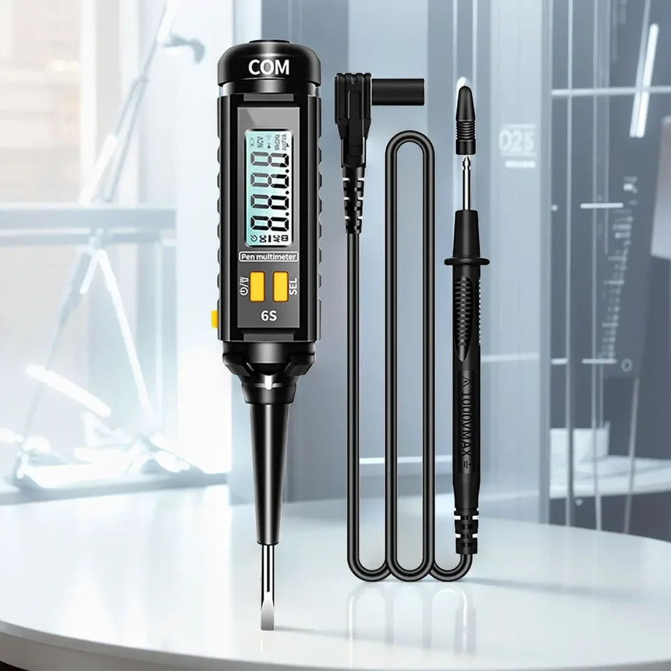 Digital Smart Multimeter Non Contact Voltage Detector Pen Auto Range ...