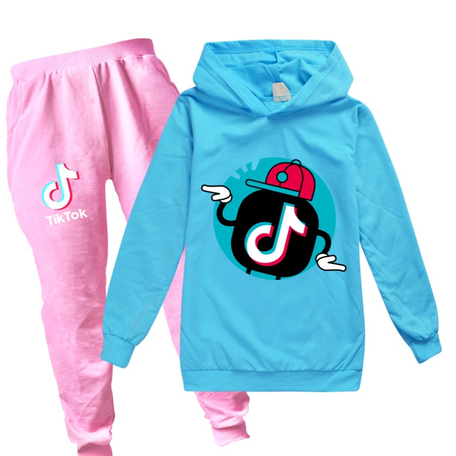 Tik Tok Kids Hoodie with Pants Tik Tok Youth Tracksuit Kid Size