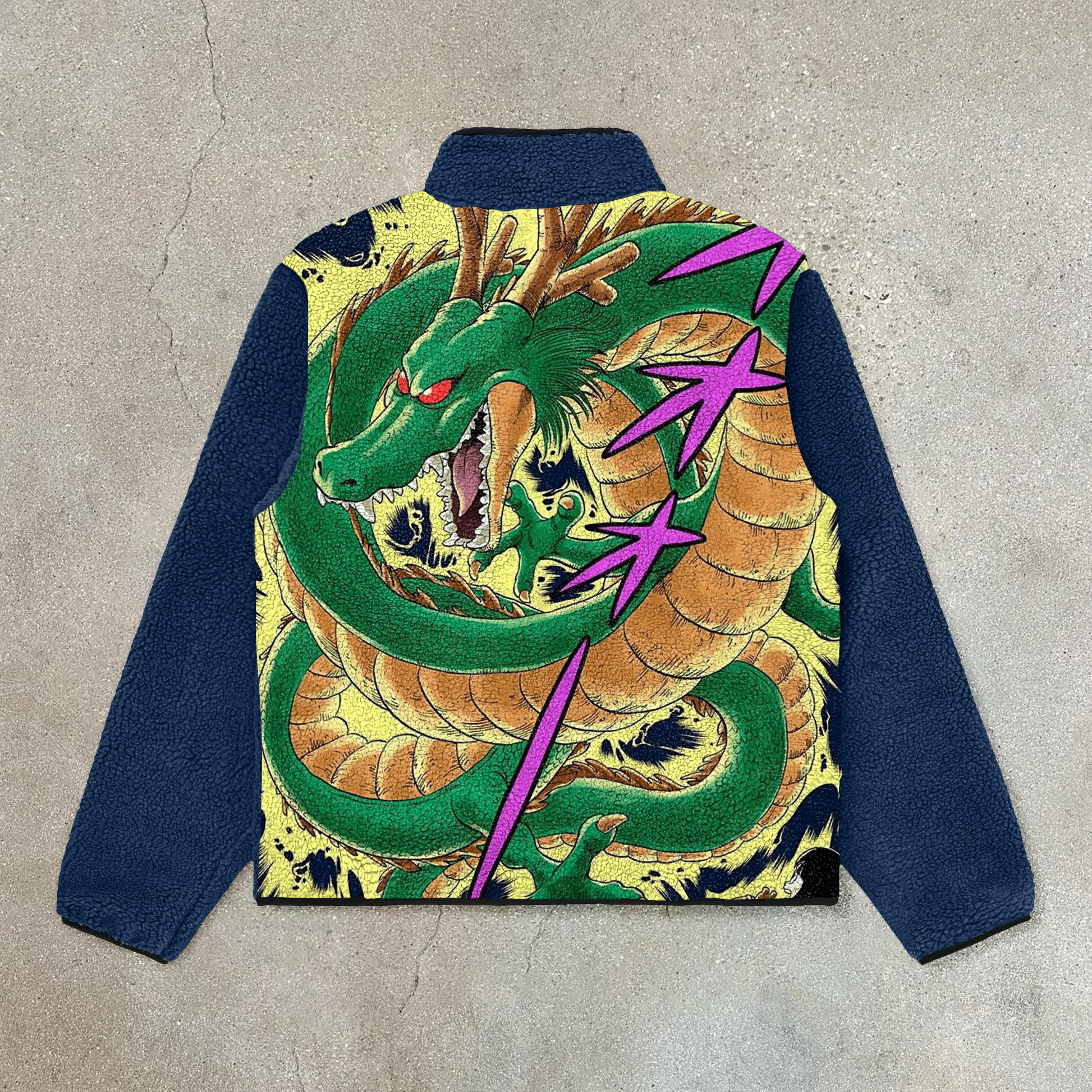 Dragon Ball Shenron Retro Polar Fleece Jacket