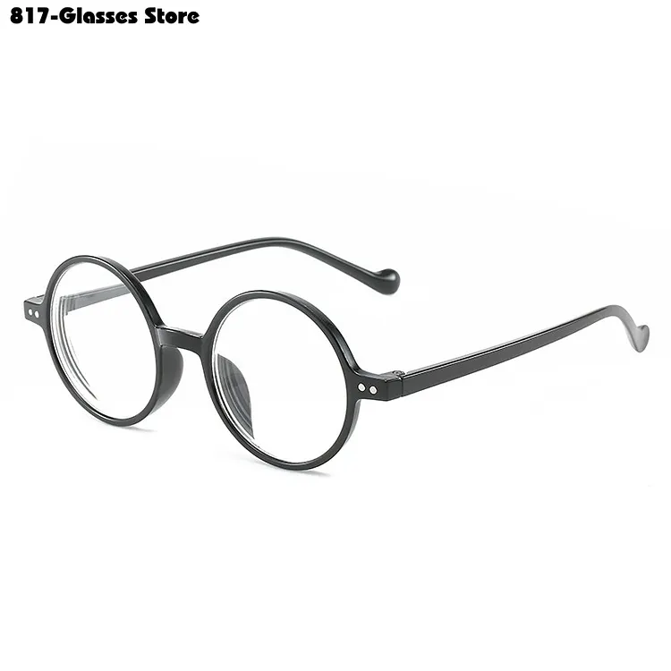 Retro Small Round Frame Reading Glasses for Men and Women High ...