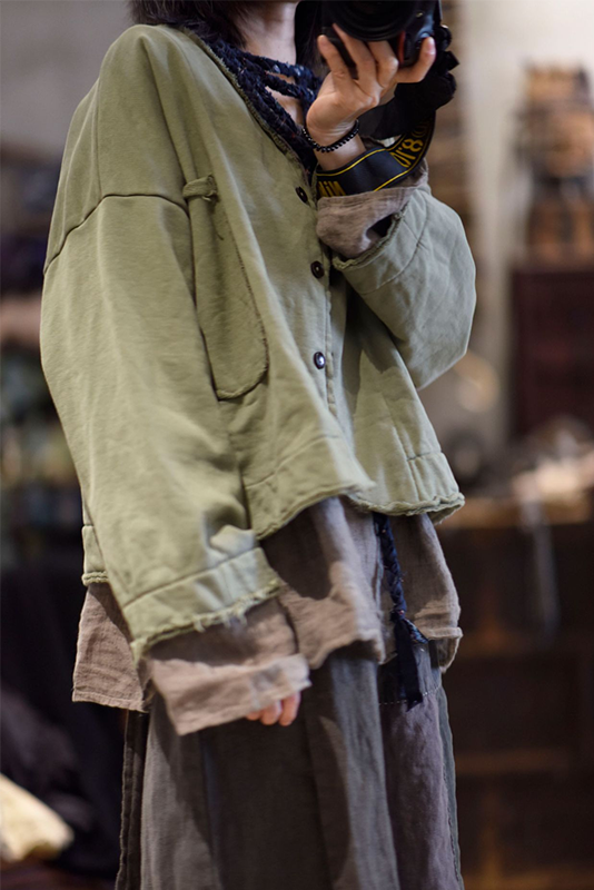 Fall Vintage Loose Cotton Jacket