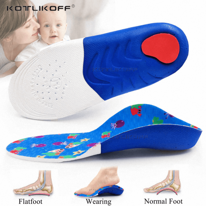 Kids Children Flat Feet Insoles Arch Support