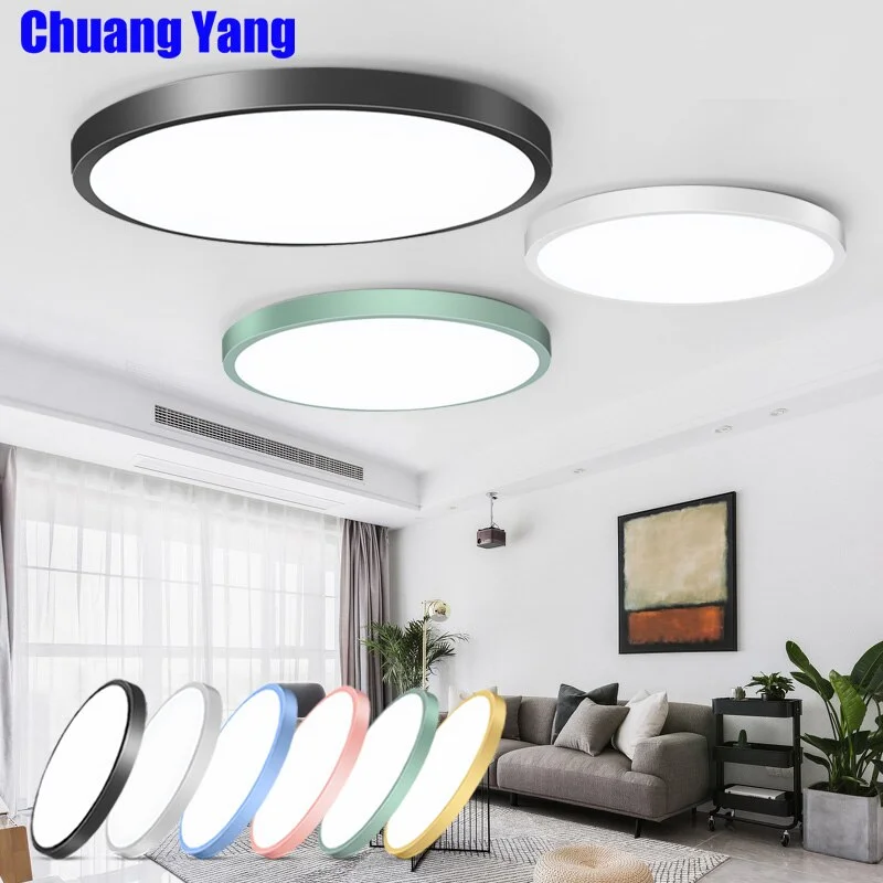 LED Ceiling Lights 30/50/70W Modern Ceiling Lamps for Living Room Kids ...