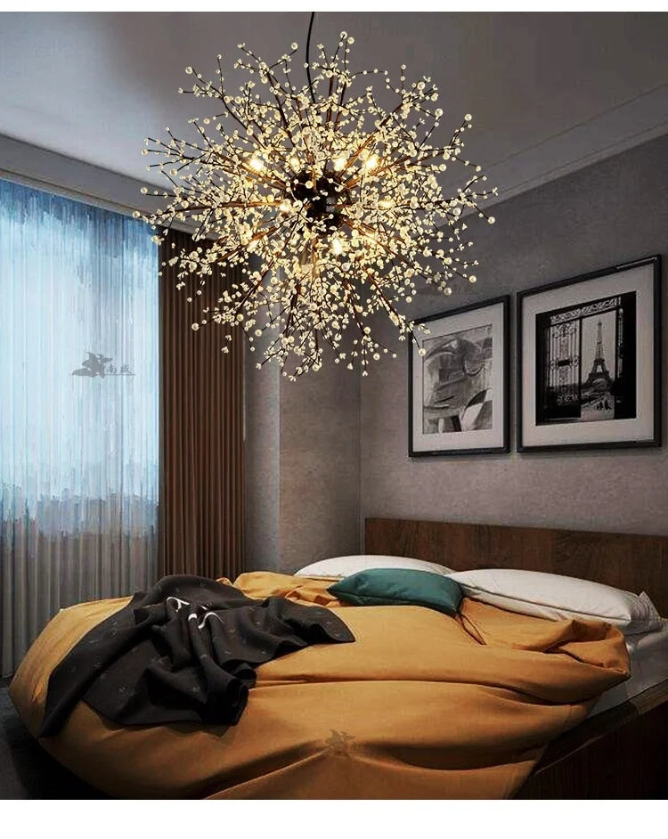 Dandelion Fireworks Modern Pendant Ceiling Lamps Loft For The Kitchen ...