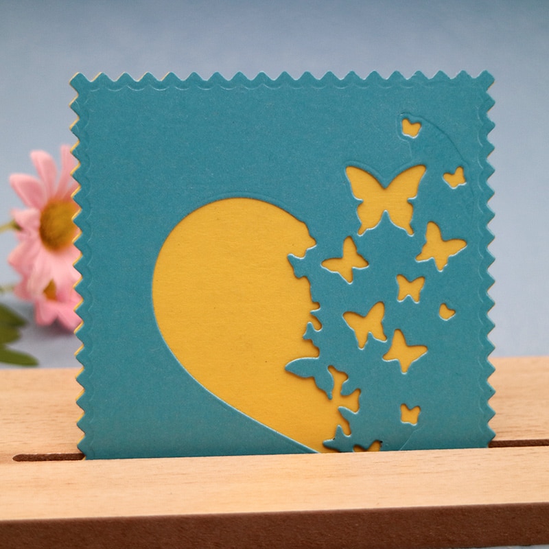 Nigikala Knife Mould Heart Shaped Scrapbook Paper Cutting Album Cover ...