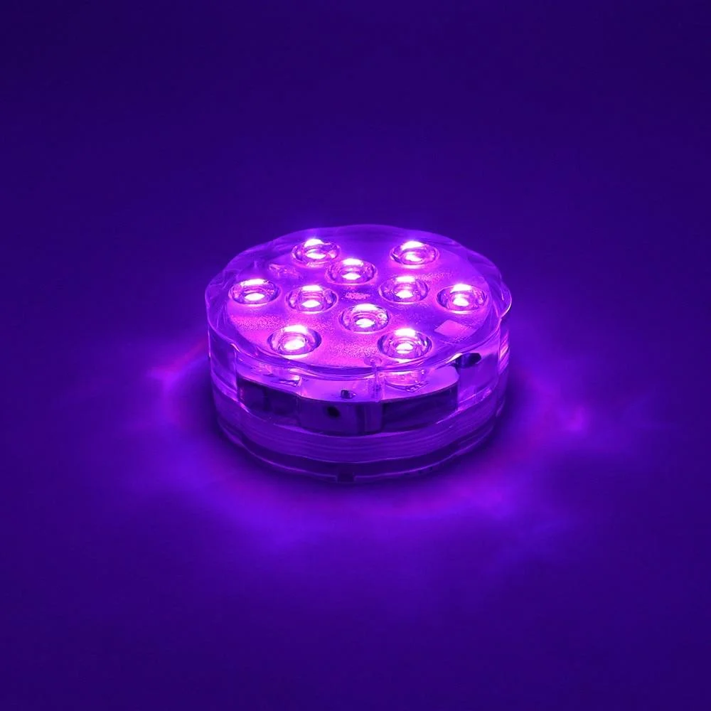 4PC Underwater lamp IP68 Waterproof Multi Color Battery Operated Remote ...