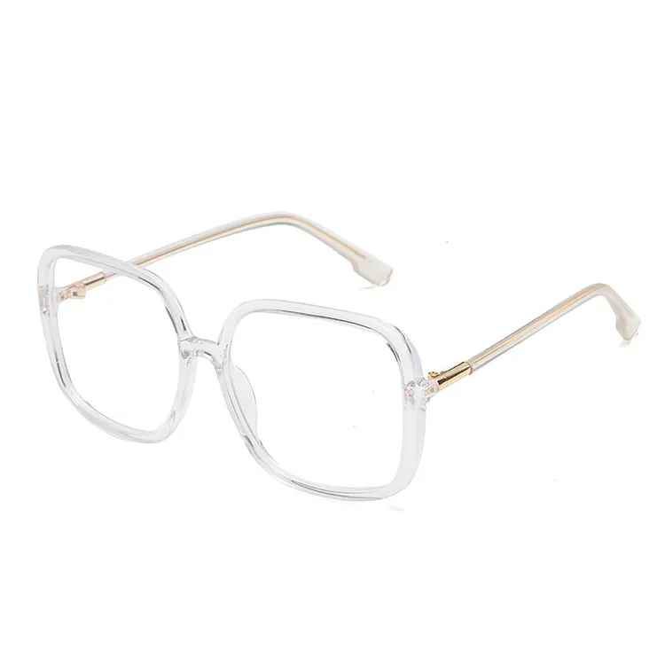 Oversize Square Anti-blue Glasses Frame for Women New Vintage Retro ...