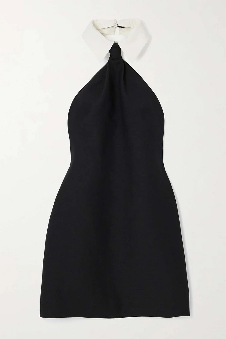 Prisa Halter Mini Bandage Dress