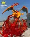 1/20 Scale World Zukan Charizard with LED - Pokemon Resin Statue - sun ...