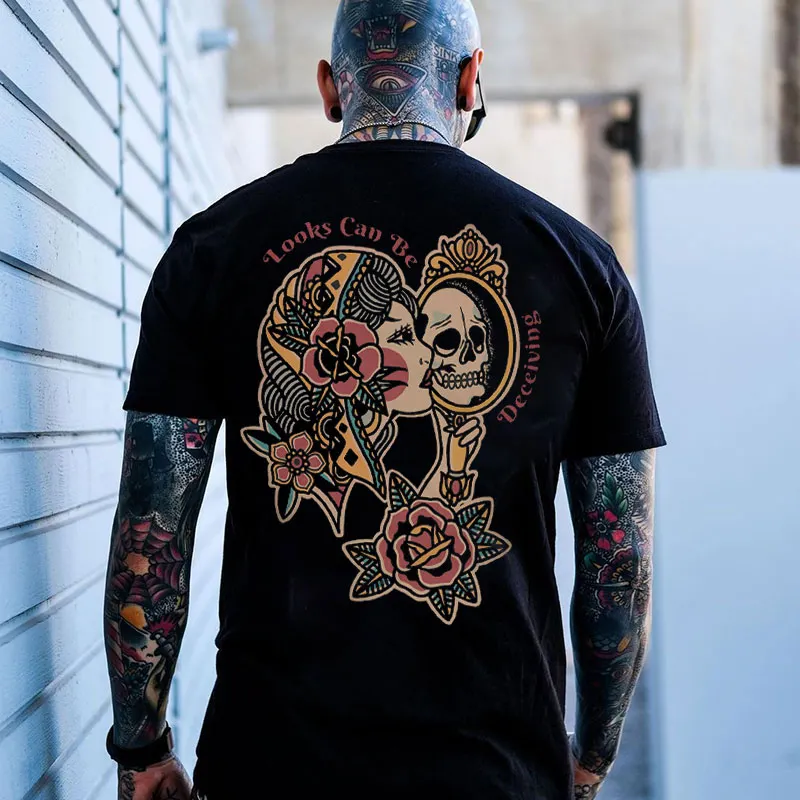 LOOKS CAN BE DECEIVING Print Men's T-shirt