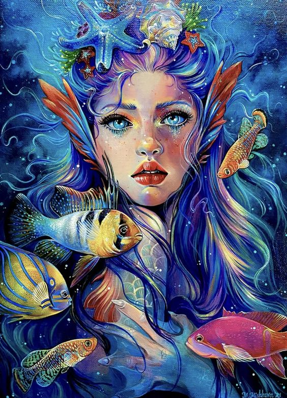 Diamond Painting - Fish Goddess