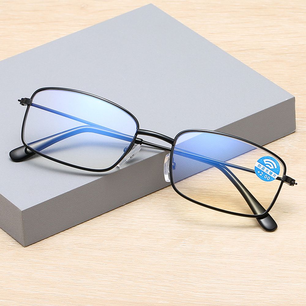 Anti Blue-ray Reading Glasses Radiation Protection Metal Frame ...