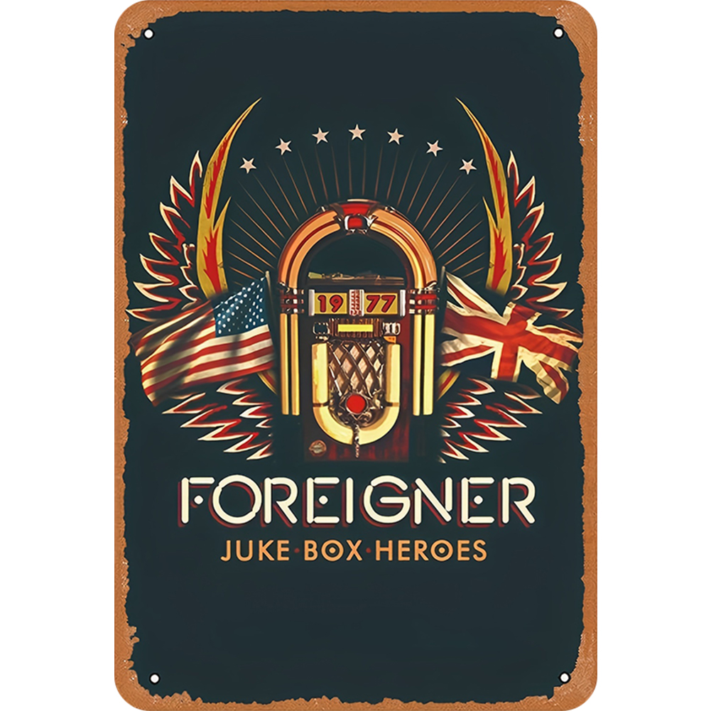 Foreigner - Metal Tin Signs(8*12Inch/12*16Inch)