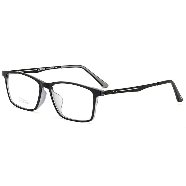 Men's Oversized Big Frame Glasses Plastic Titanium TR90 Wide Face ...