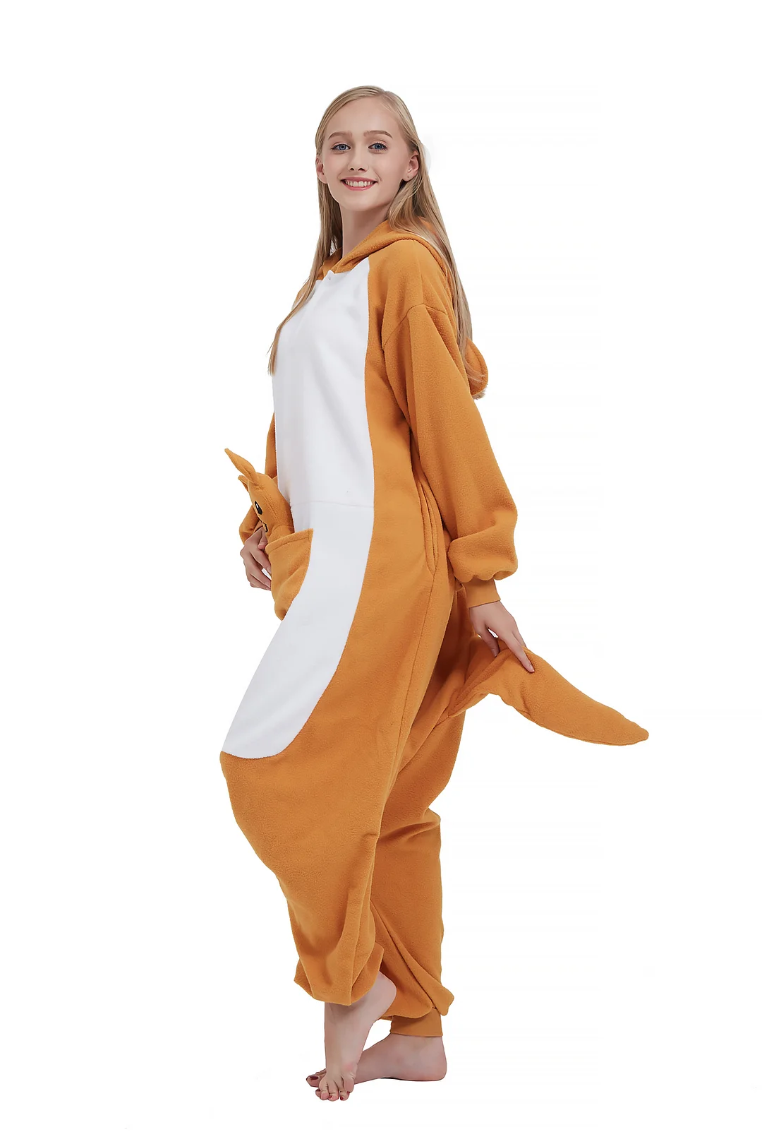 Kangaroo Kigurumi animal onesie costumes for adult