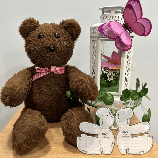 Simple Memory Bear Template Set - With Instructions