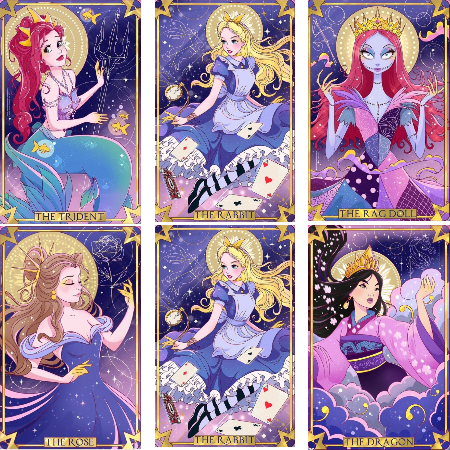Disney Princess Card 40*60cm(Canvas) AB Drill Diamond Painting
