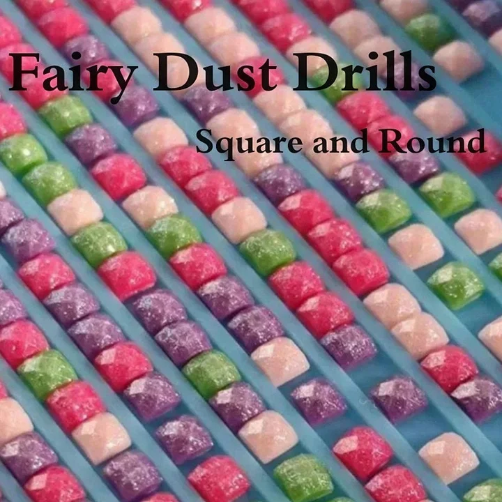 Beauty (velvet cloth) Fairy Dust Drills full round/square diamond painting